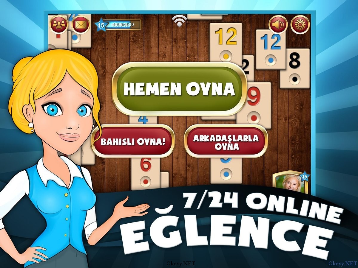 Eğlence Okey Oyna Resmi - Okeyy.NET